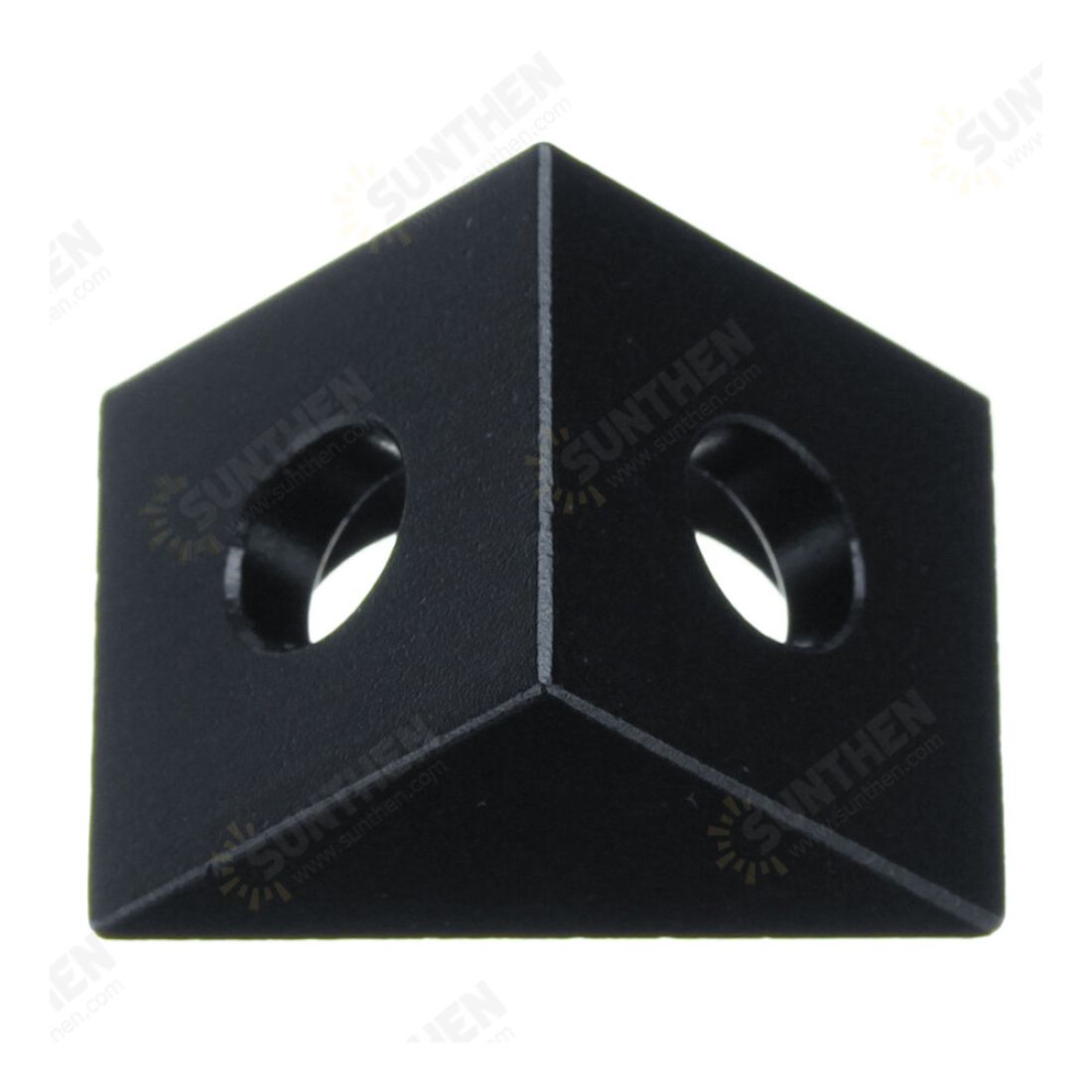 Aluminum Black Angle Corner Connector For 20mm Profile Extruder 3D ...