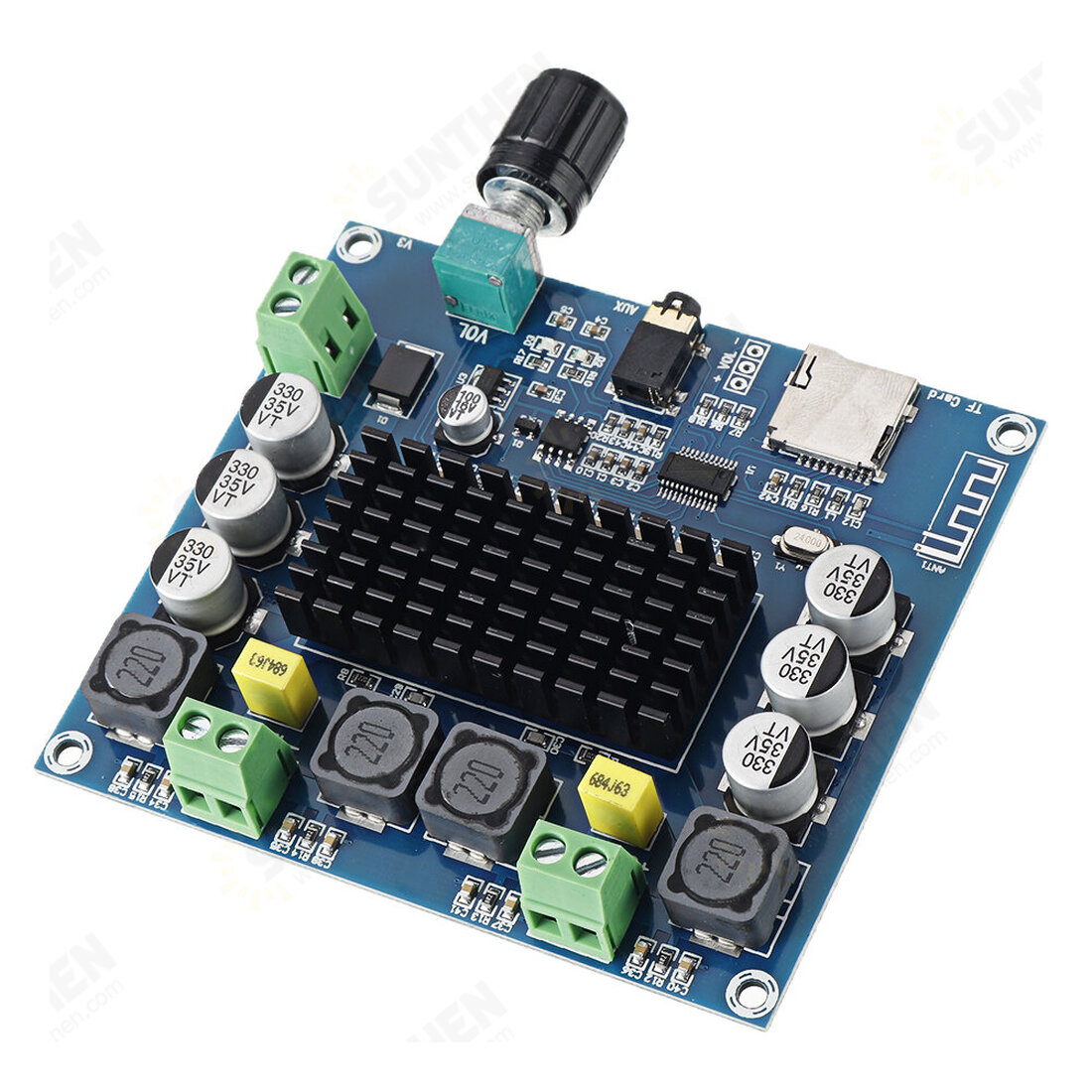 XH-A105 TDA7498 Digital bluetooth Power Amplifier Board Ultra Long ...