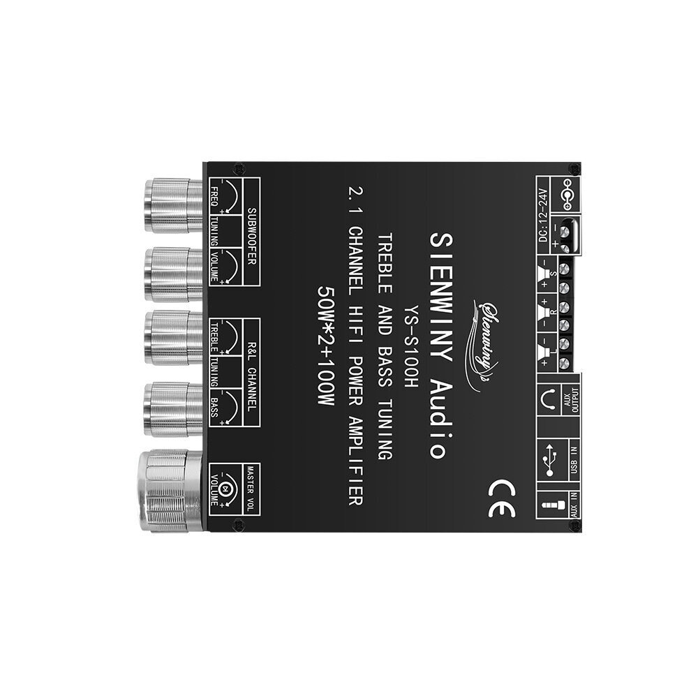 YS-S100H 2.1 Channel bluetooth 5.1 Audio Amplifier Board 50W*2+100W ...