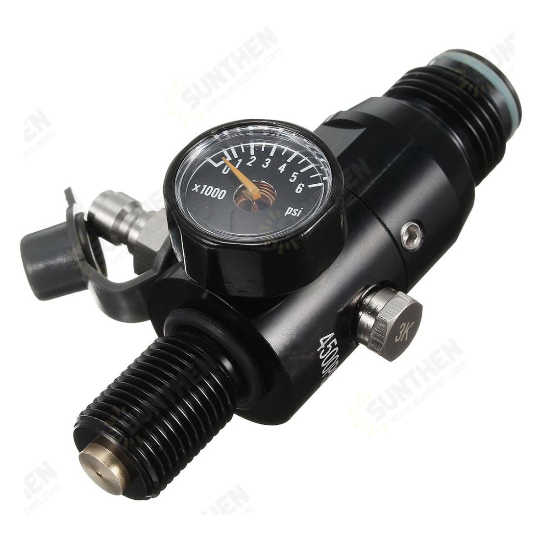 4500Psi 5/8''-18UNF Threads High Compressed Tank Valve Regulator HPA ...