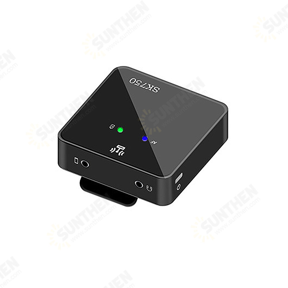 SK750 Wireless Lavalier Microphone Mini Portable RF Transmitter ...
