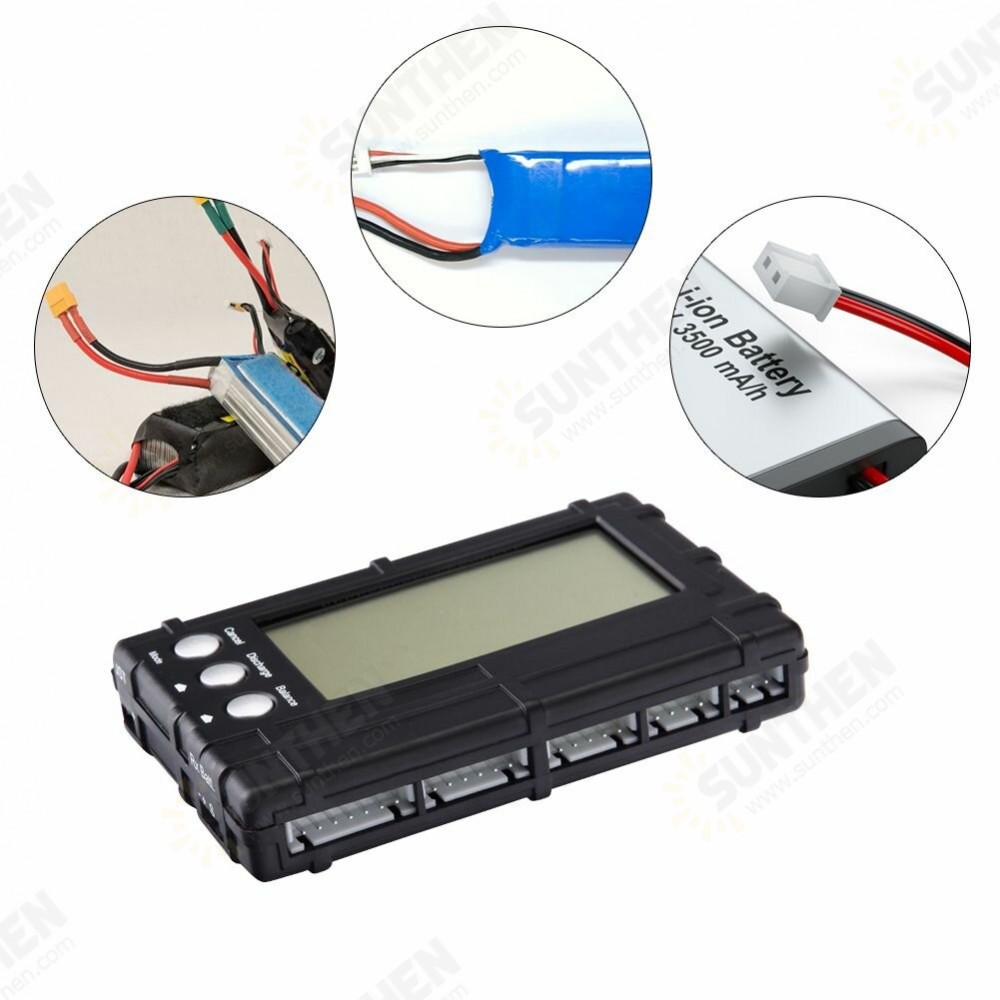 3 in 1 LCD RC Battery Discharger Balancer Meter Tester for 2-6S Lipo Li ...