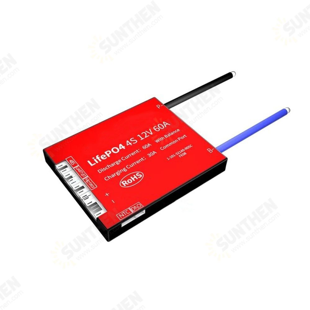 BMS 4S 12V 30A 40A 50A 60A Smart Battery Protection Board 3.2V 18650 ...