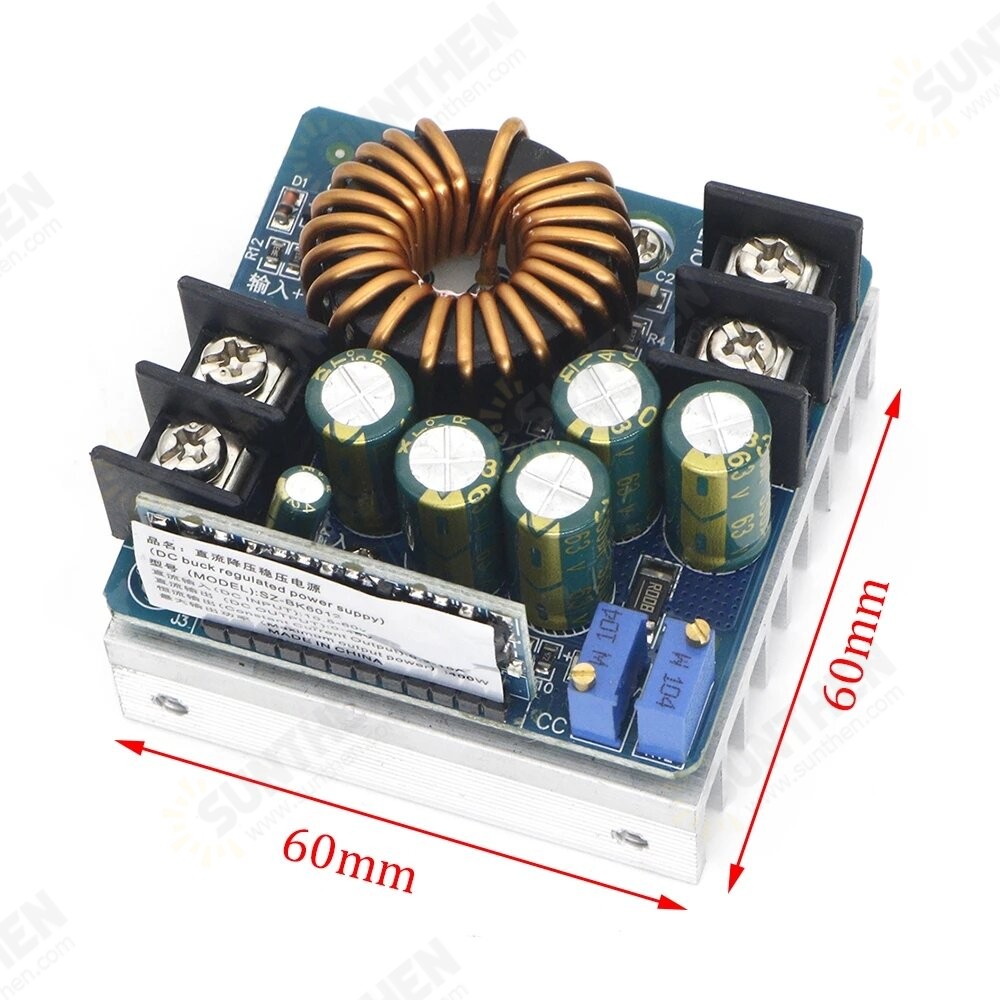 DC-DC 400W High-power Step Down Buck Converter DC 10V-60V Constant ...