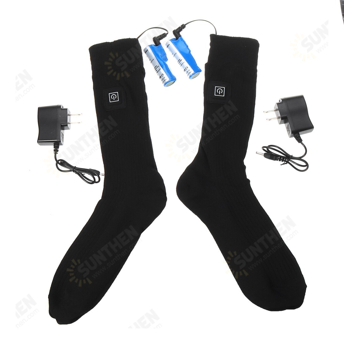 Electric Heated Socks 3 Gear Adjustable Temperature Rechargeable Feet ...