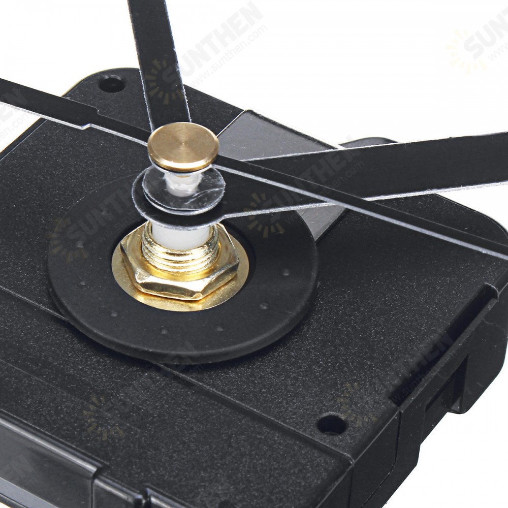 Black Hands Backward Reverse Running Silent Quartz Clock Movement DIY ...