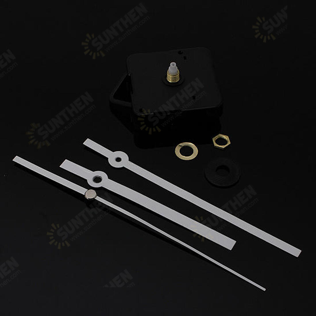 DIY White Hands Quartz Movement Mechanism Wall Clock