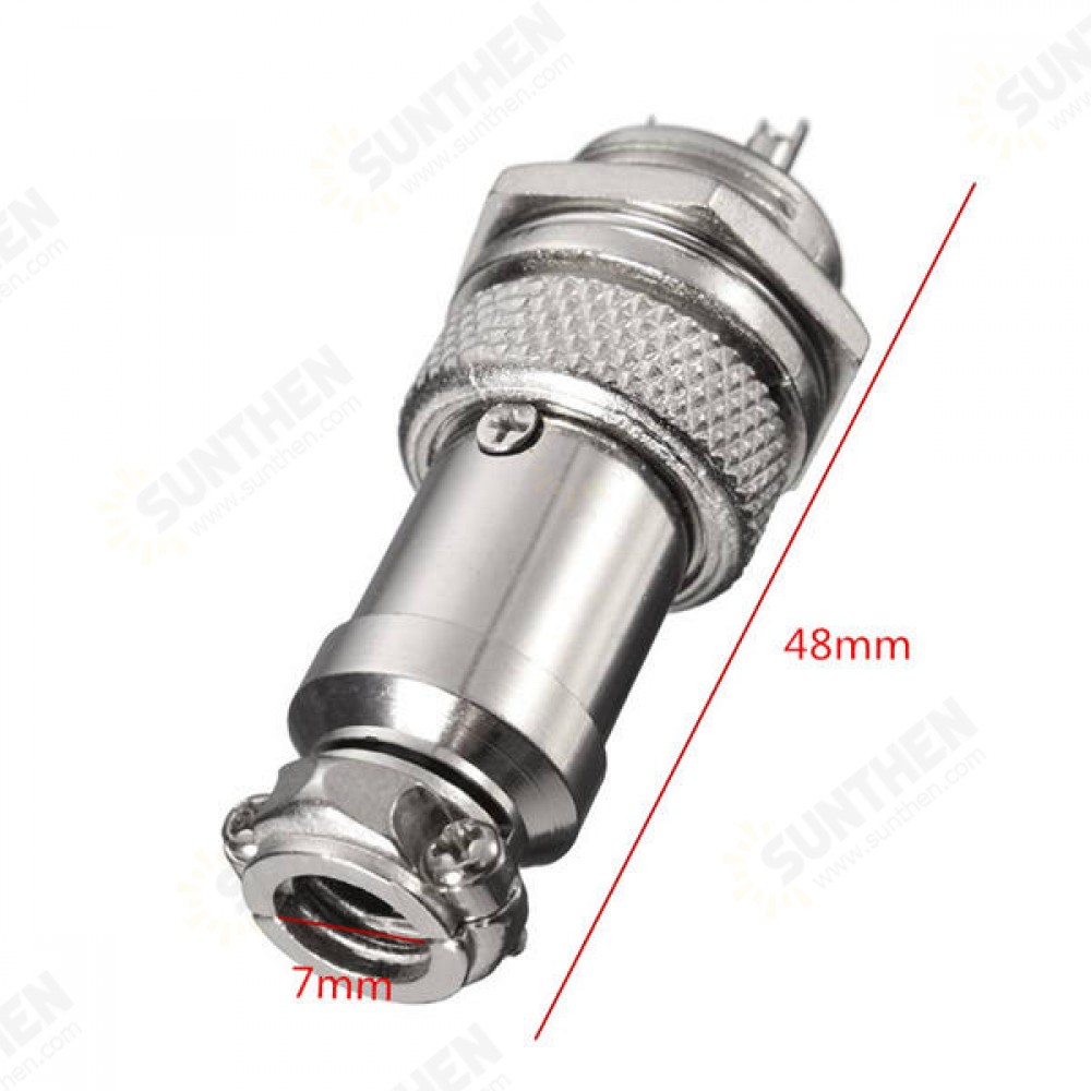GX16 3 Pin 16mm Male & Female Wire Panel Circular Connector Aviation ...