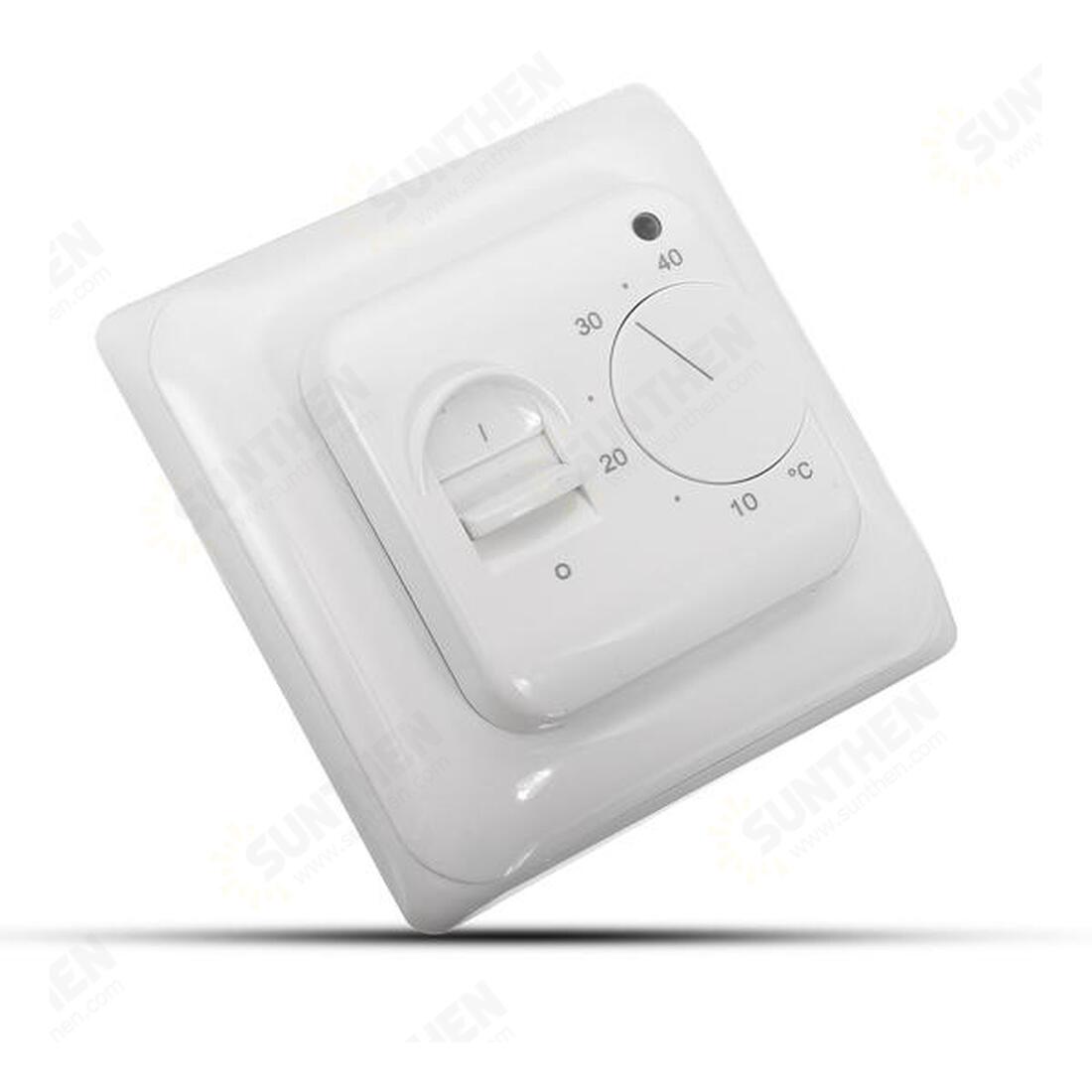 230V 16A Electric Mechanical Underfloor Heating Thermostat Switch with ...