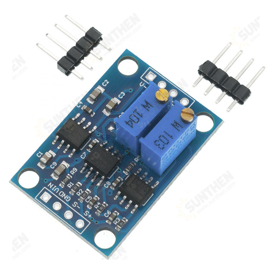 AD620 Microvolt MV Voltage Amplifier Signal Instrumentation Module ...
