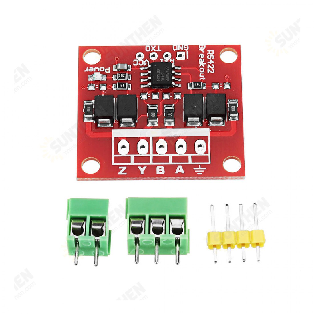 RS422 to TTL Bidirectional Signal Adapter Module RS422 Turn Single Chip ...