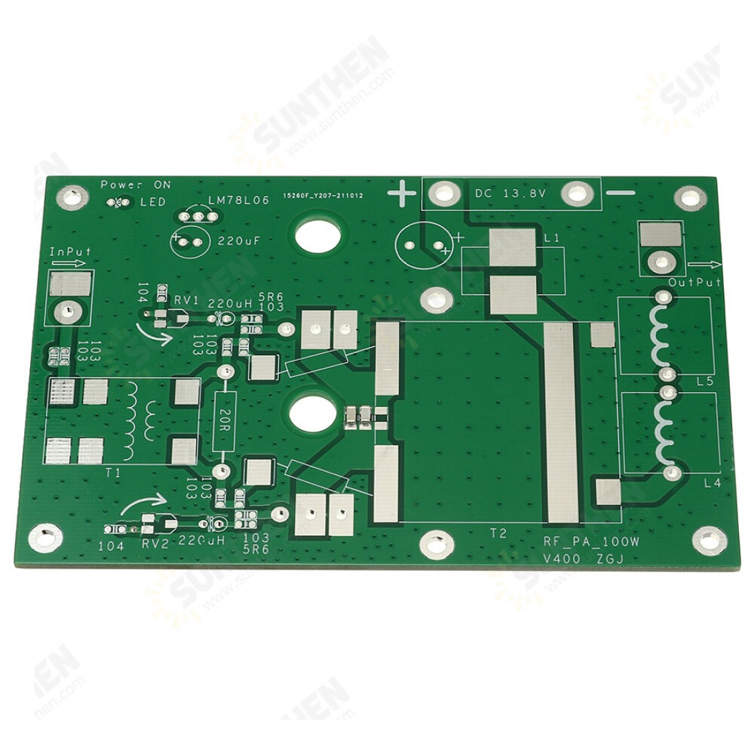 100W Linear High Frequency RF Power Amplifier Kit with Low Pass Filter ...