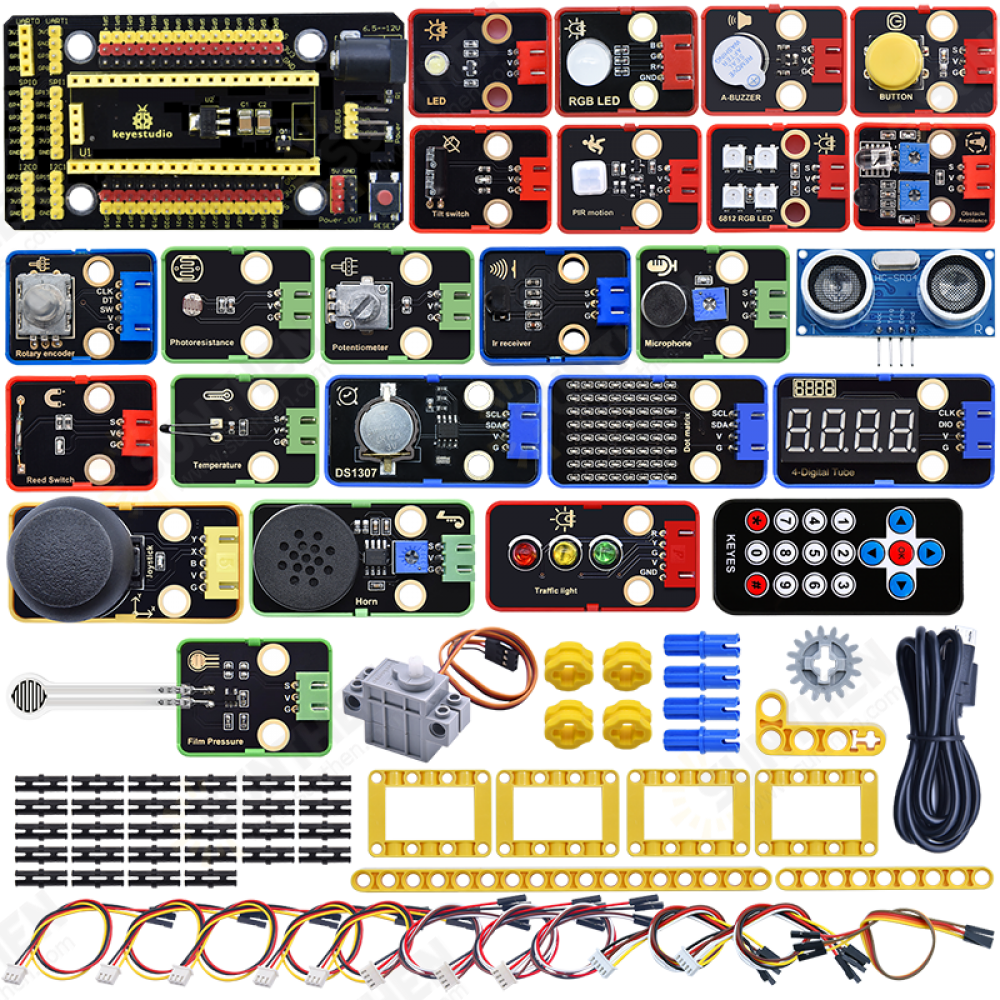 24 In 1 Sensor Kit Getting Started Without Raspberry Pi Pico Development Board Basics