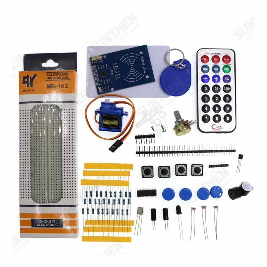 Mega2560 R3 Starter Kit Motor Servo RFID Ultrasonic Ranging Relay LCD ...