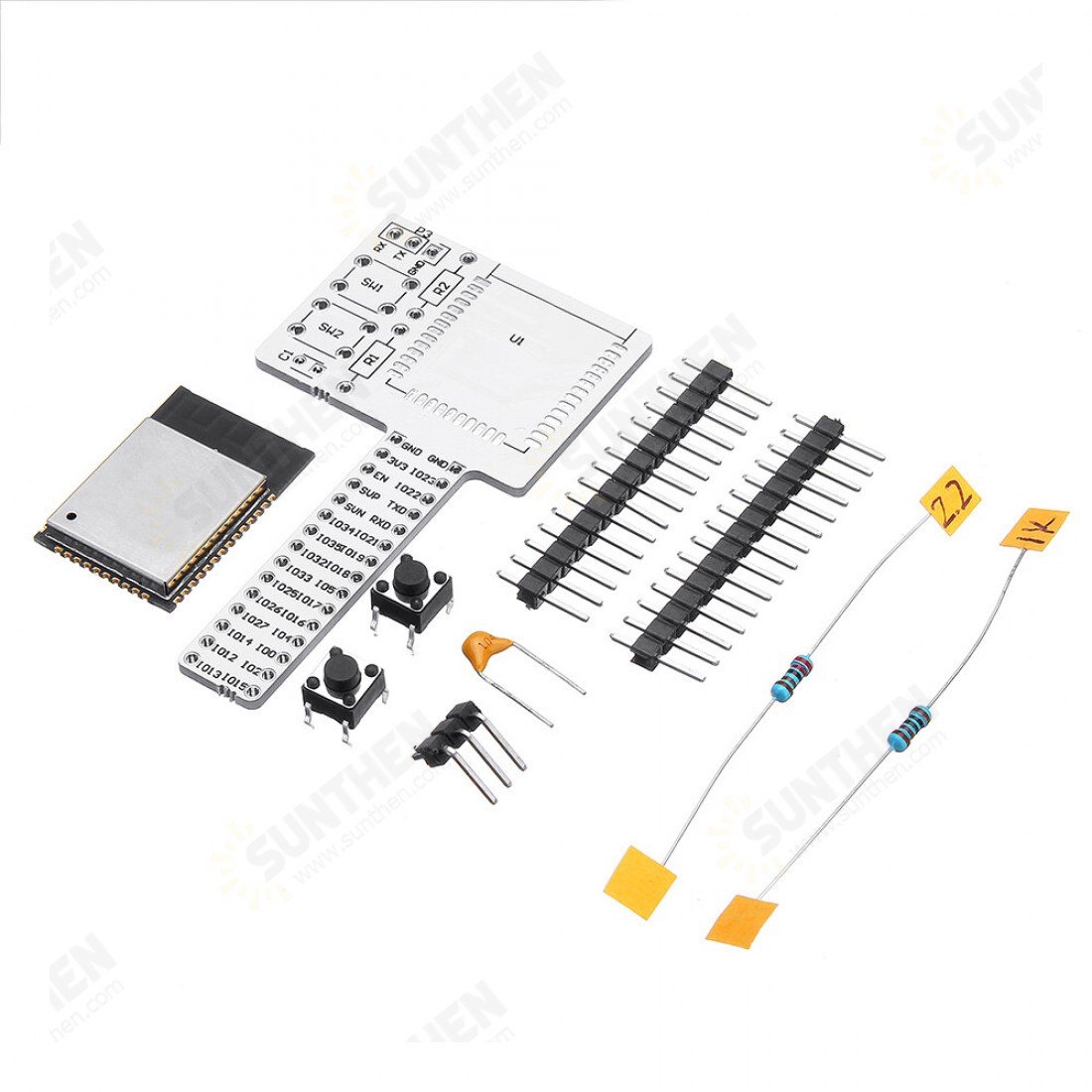 ESP32 ESP-WROOM-32 ESP-32 Rev1 WIFI Bluetooth Breadboard Kit