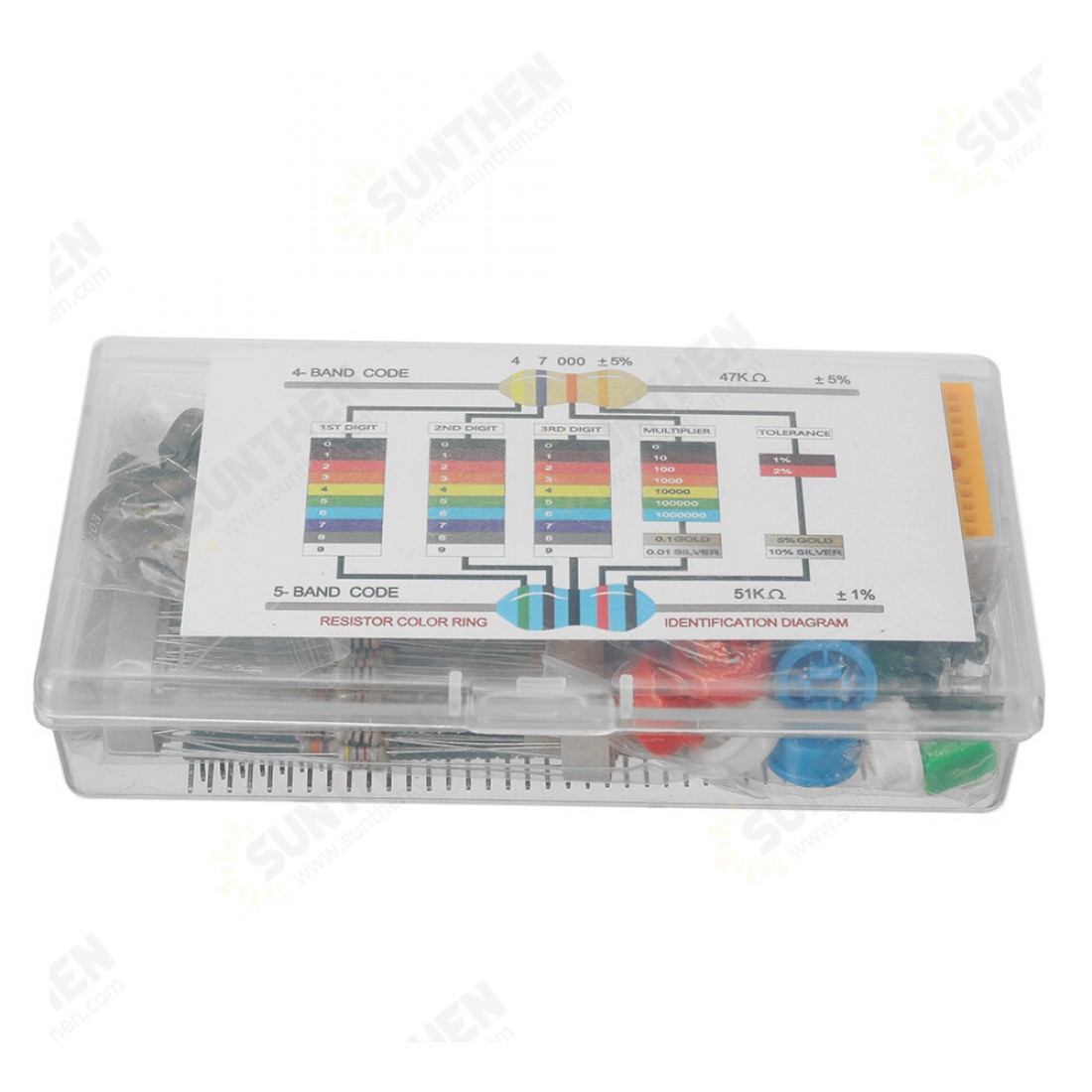 Electronics Components Basic Starter Kit for Arduino Breadboard with ...