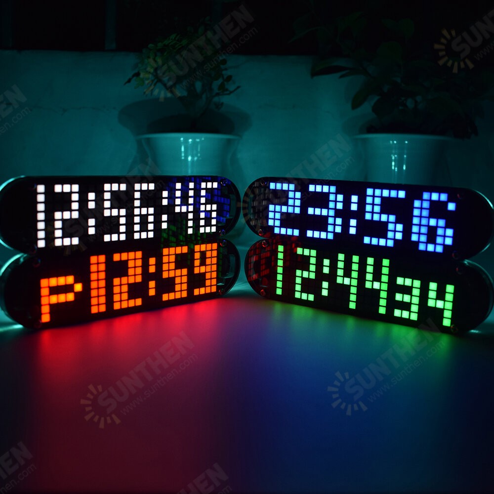 DS3231 High Accuracy Multifunction LED Dot Matrix Animation Effects ...