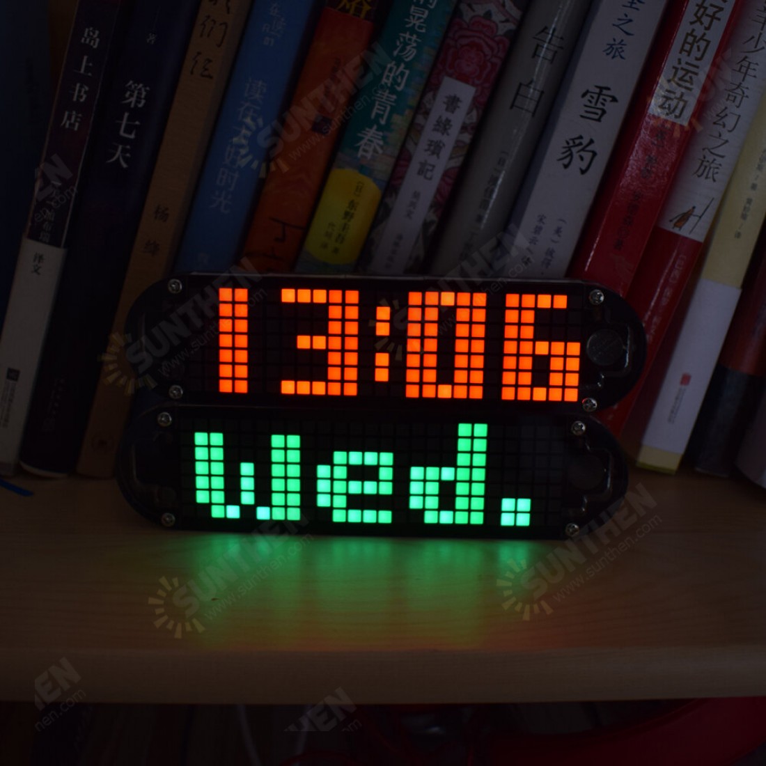 Ds3231 High Accuracy Multifunction Led Dot Matrix Animation Effects Clock Diy Kit