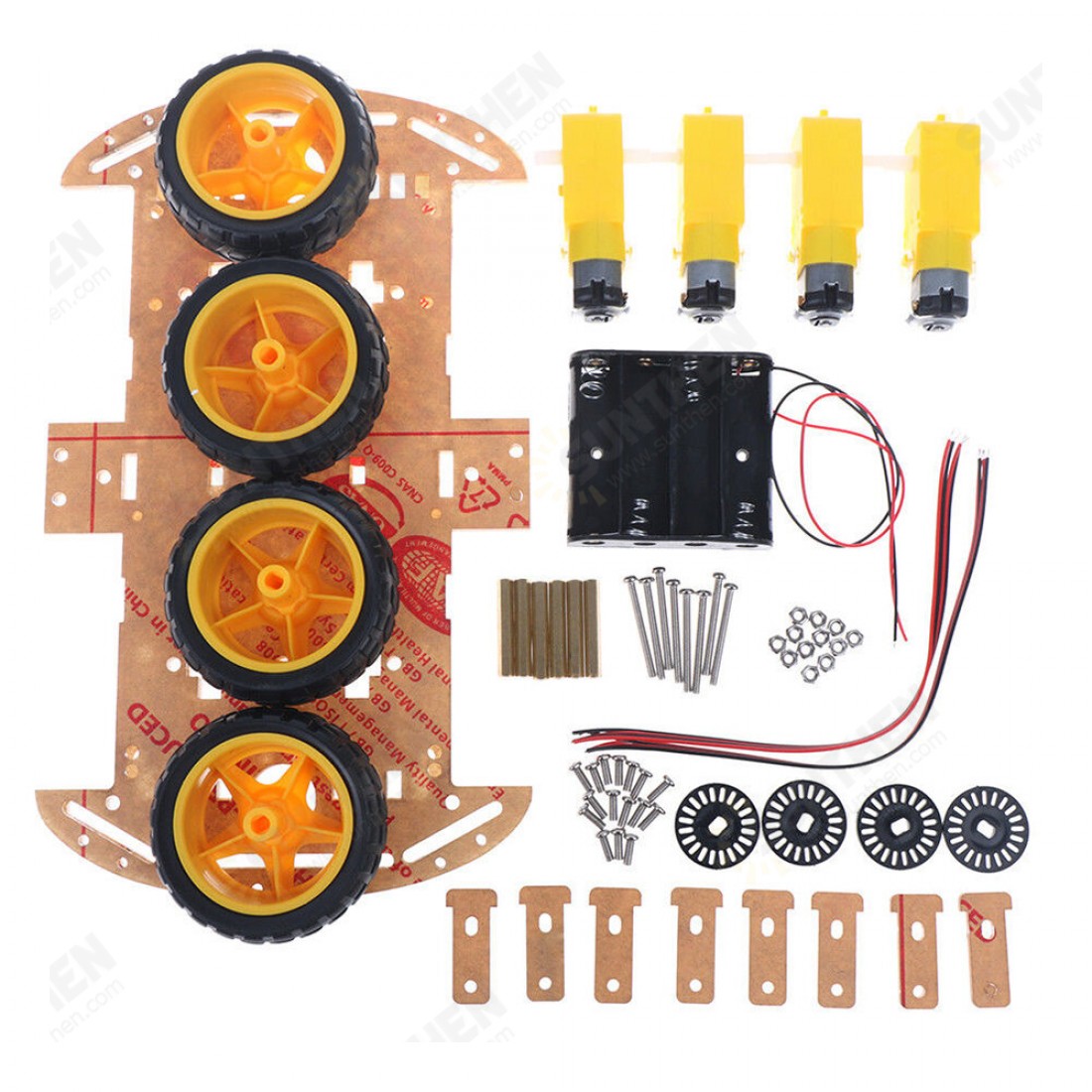 New Avoidance Tracking Motor Smart Robot Car Chassis Kit Speed Encoder ...