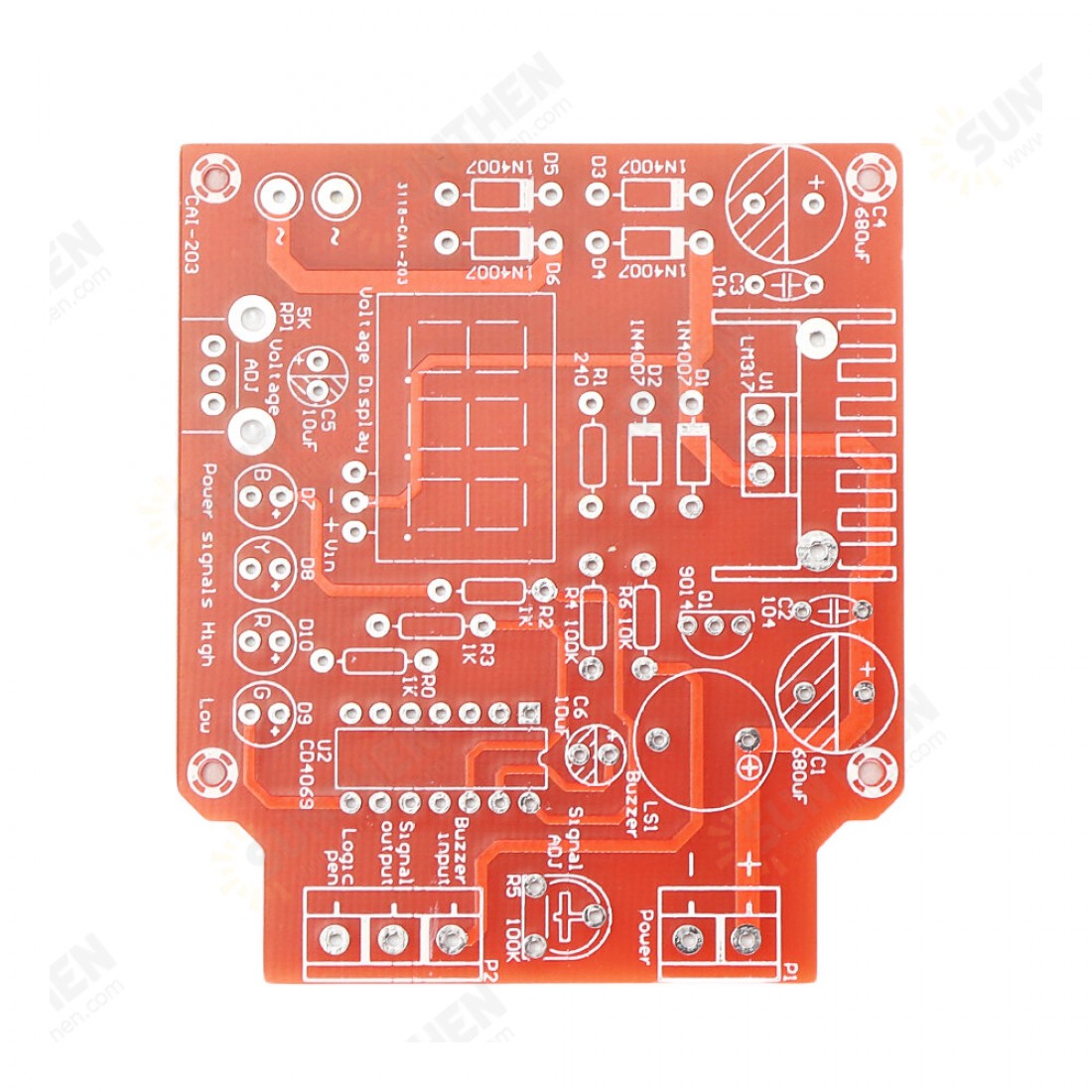 New LM317 Adjustable DC Power Supply DIY Electronic Kit Set 220V/110V ...