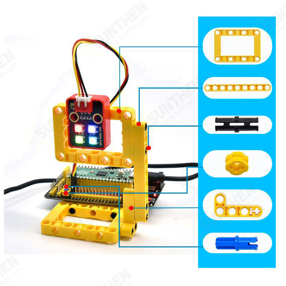 Raspberry Pi Pico 42 in 1 Sensor Kit for MicroPython without Main Board Development Board Basics