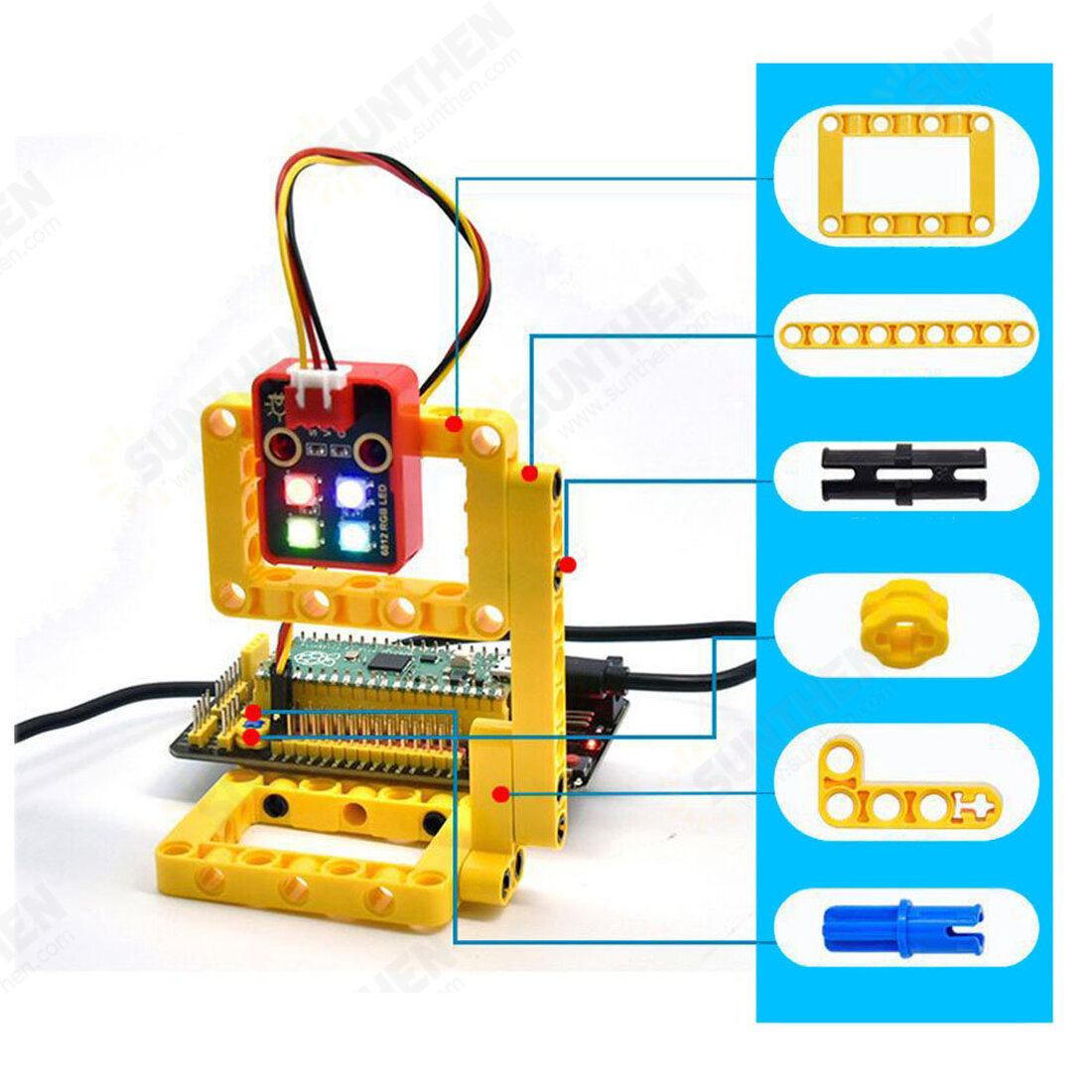 Raspberry Pi Pico 42 In 1 Sensor Kit For Micropython Without Main Board