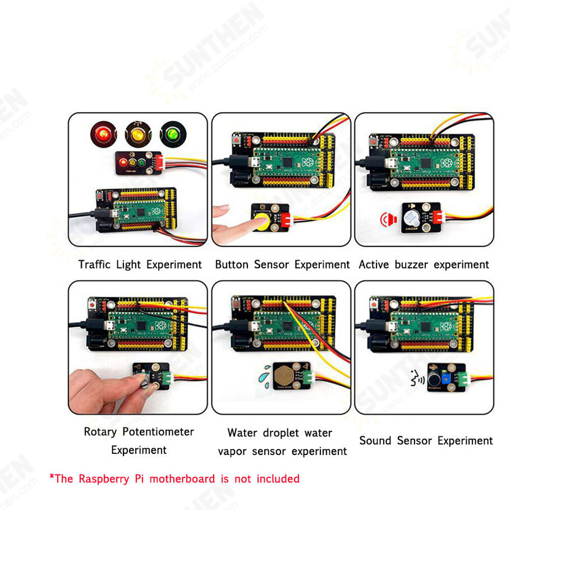 Raspberry Pi Pico 42 in 1 Sensor Kit for MicroPython without Main Board Development Board Basics