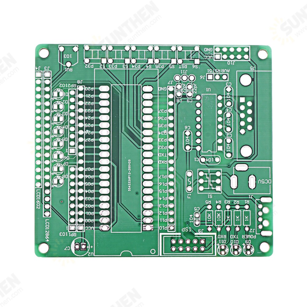 STC89C52 DIY Learning Board Kit Suit The Parts 51/AVR Microcontroller Development Board Learning ...