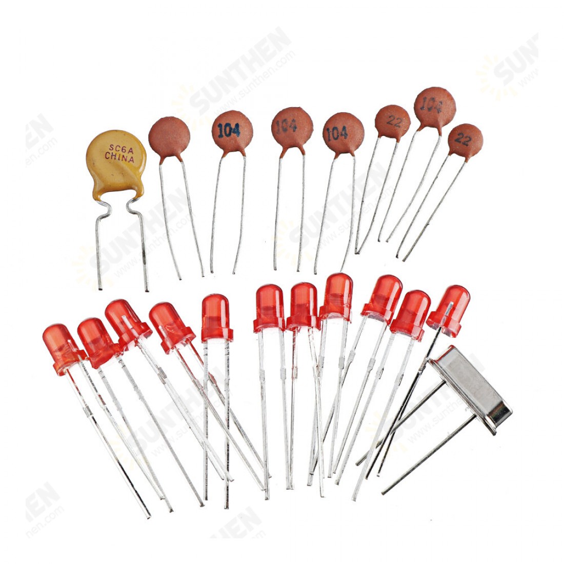 STC89C52 DIY Learning Board Kit Suit The Parts 51/AVR Microcontroller ...