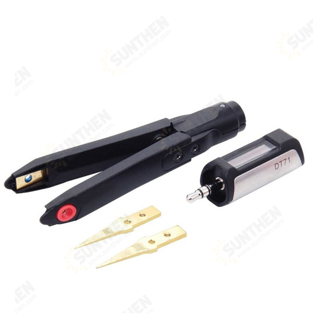 DT71 Digital Mini Tweezers SMD Tester Portable LCR Meter Diode Resistor ...
