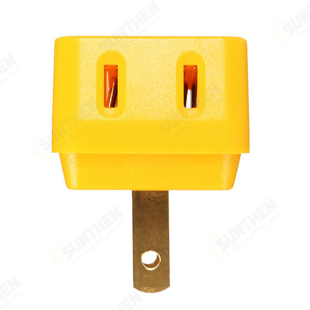 Colorful 1 to 3 US to US Trapezoid Plug Adapter Switch