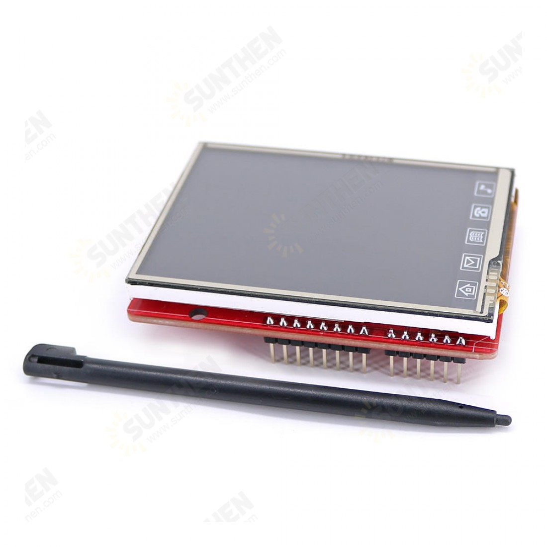 2.8 inch TFT LCD Display Shield + UNO R3 Board with TF Card Touch Pen ...