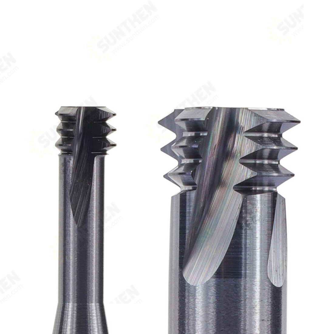 3 Flute Thread Milling Cutter 60 Degree Metric Carbide End Mill CNC ...