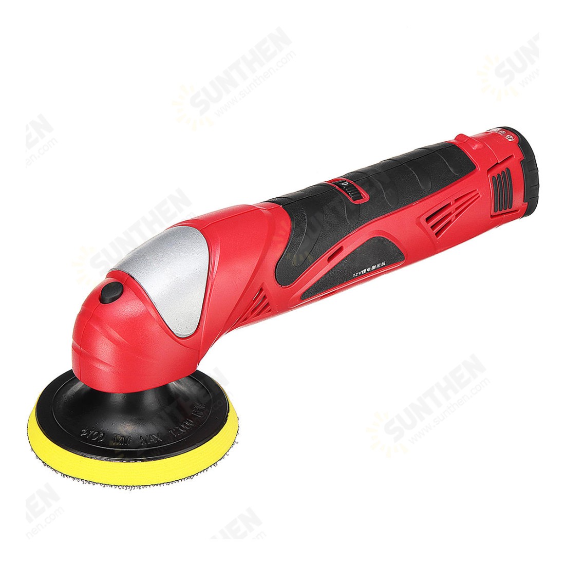 12V Li-ion Battery Compact Polisher Cordless Electric Polisher Waxing ...