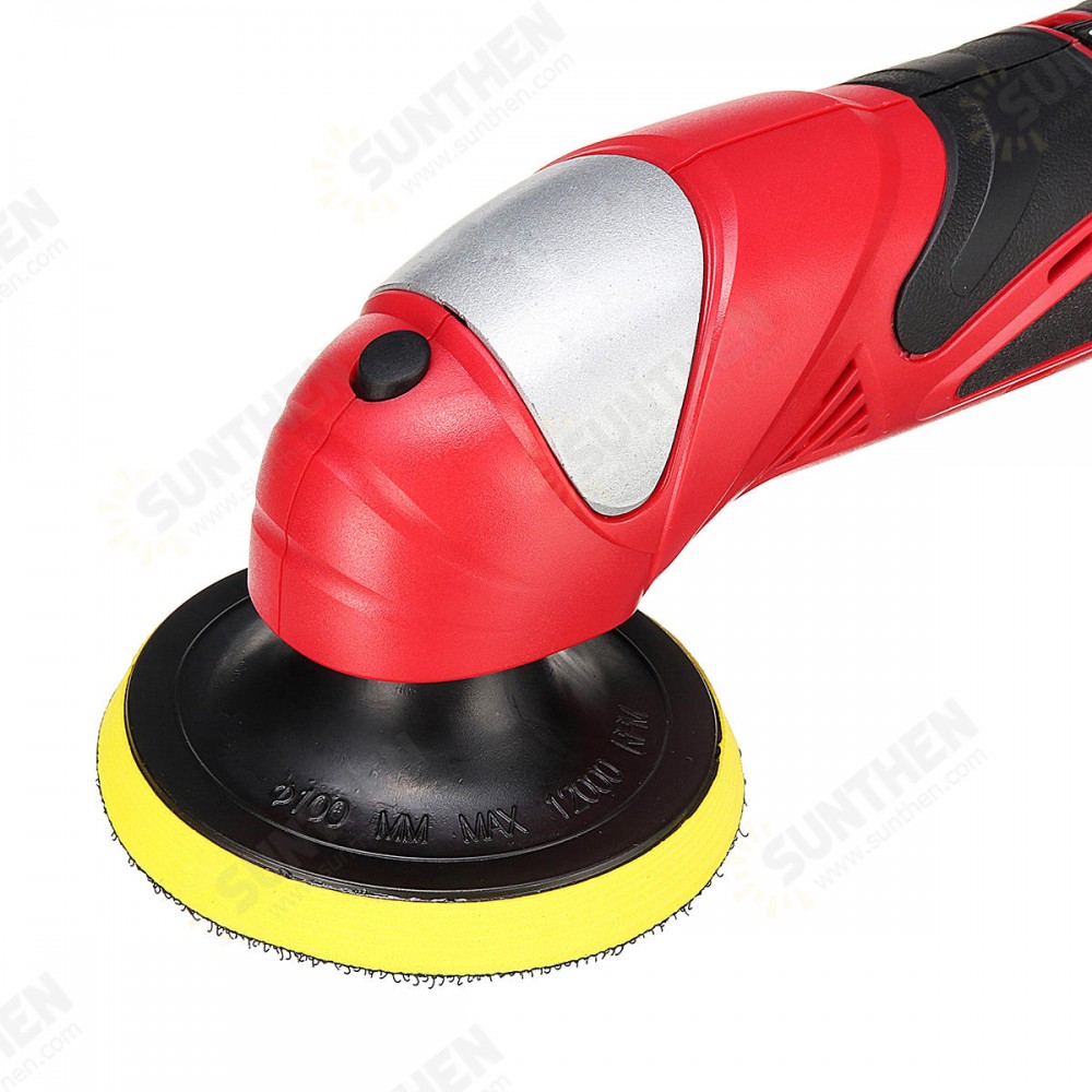 12V Li-ion Battery Compact Polisher Cordless Electric Polisher Waxing ...