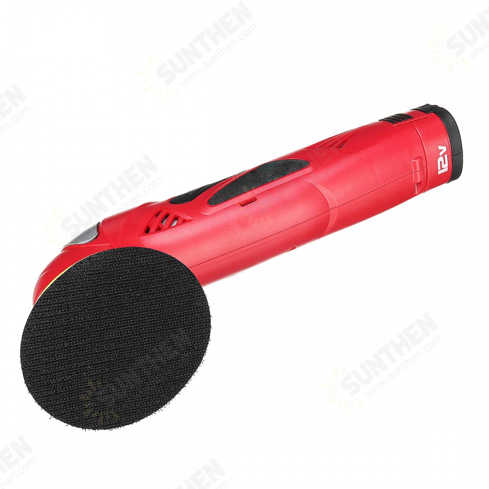 12V Li-ion Battery Compact Polisher Cordless Electric Polisher Waxing ...