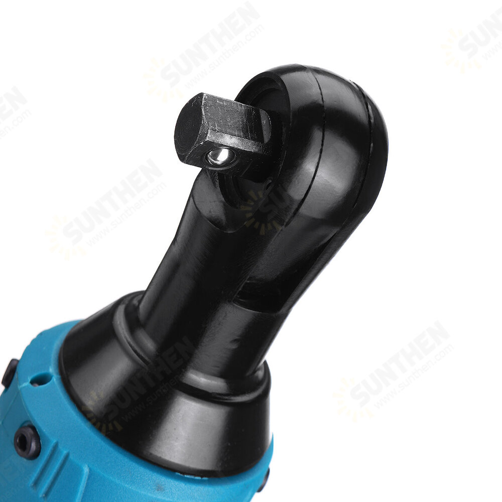 12V Right Angle Wrench LED 1500mAh Rechargeable Ratchet Wrench Car ...