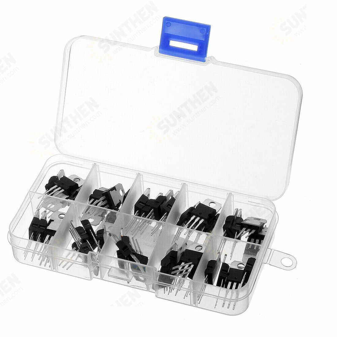 50pcs Transistor To 220 Power Transistor Assortment Kit Three Pin Transistors Voltage Regulator
