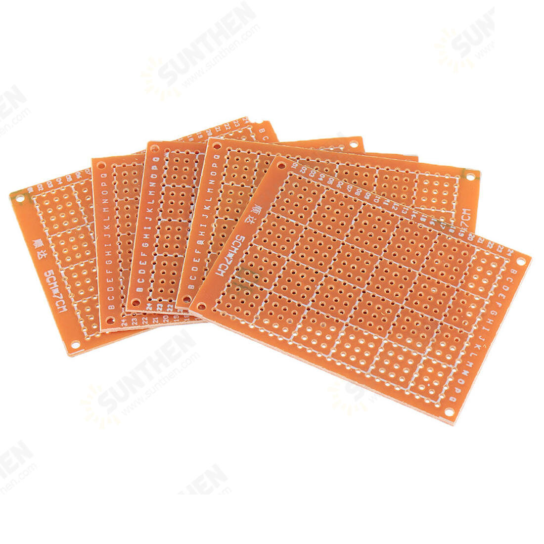50pcs Universal PCB Board 5x7cm 2.54mm Hole Pitch DIY Prototype Paper Printed Circuit Board ...