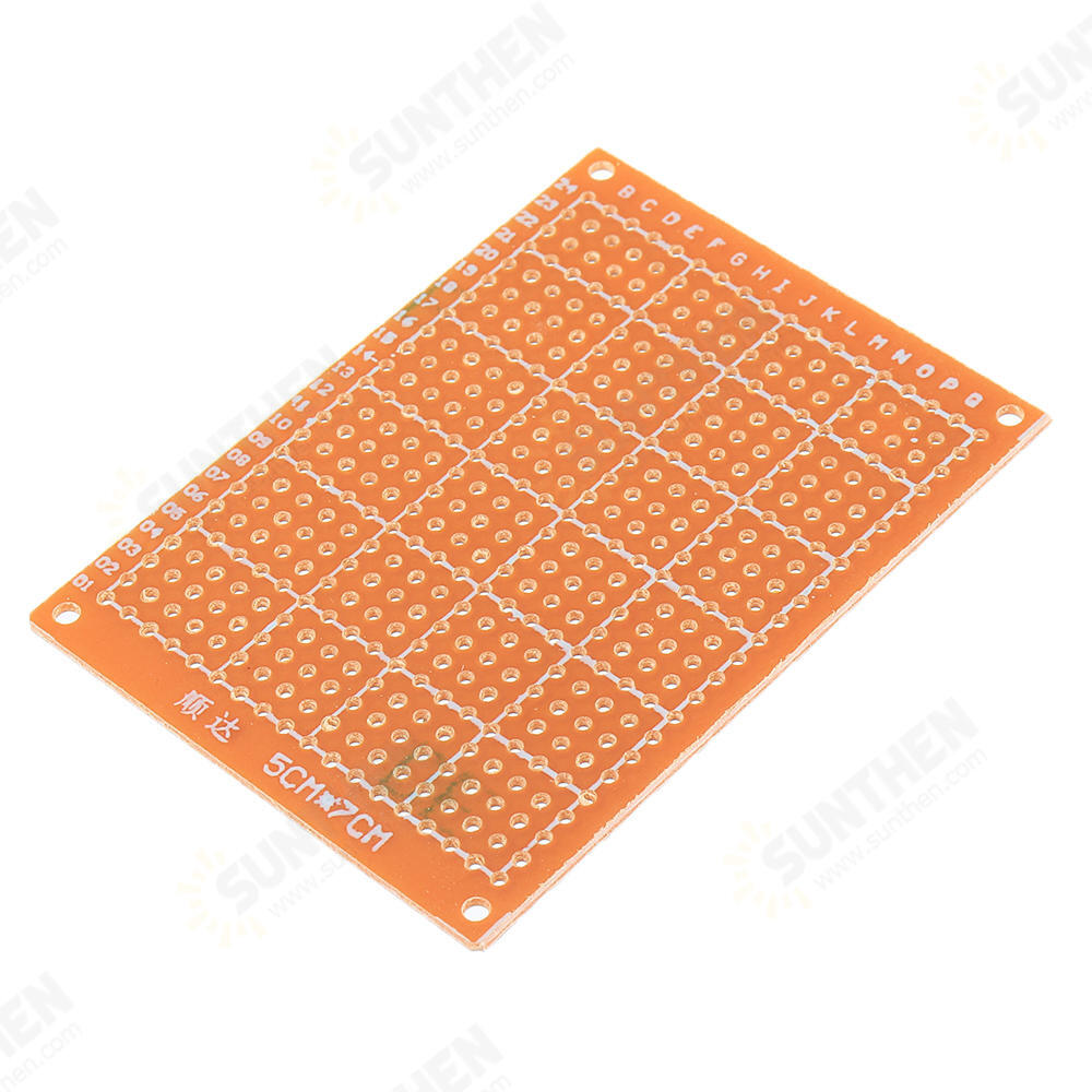 50pcs Universal PCB Board 5x7cm 2.54mm Hole Pitch DIY Prototype Paper Printed Circuit Board ...
