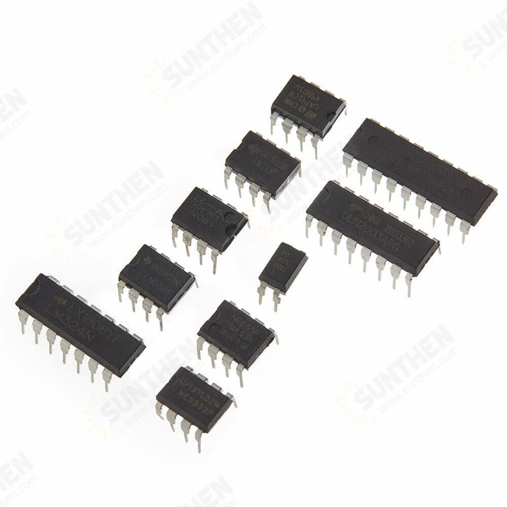 85pcs 10 Types Integrated Circuit Chip IC Chips Assortment Kit OPAMP ...