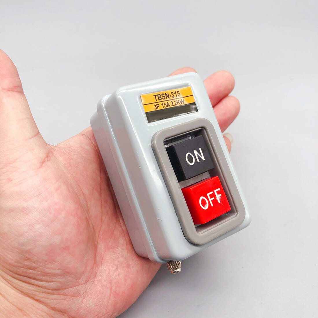 TBSN-310/315/330 3P AC 380V 10/15/30A 1.5/2.2/3.7KW Metal Button Switch ...