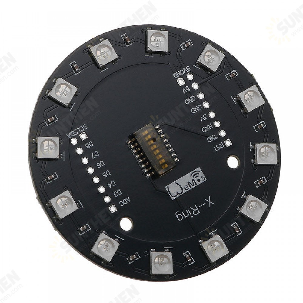 X-Ring RGB WS2812b LED Module For RGB Built-in LED 12 Colorful LED ...