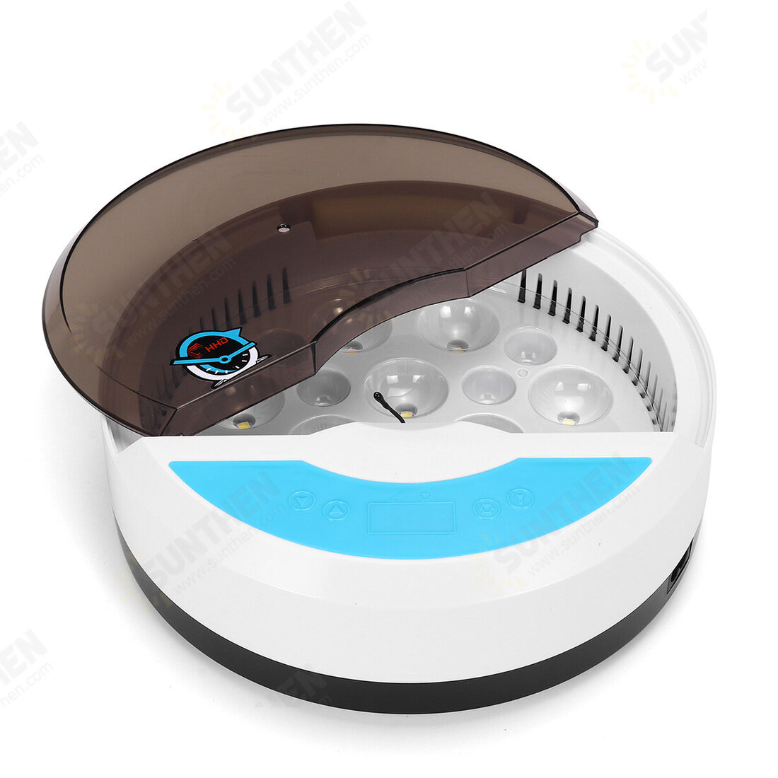 Digital Automatic Incubator 9 Eggs Chicken LED Light Hatcher Turning ...