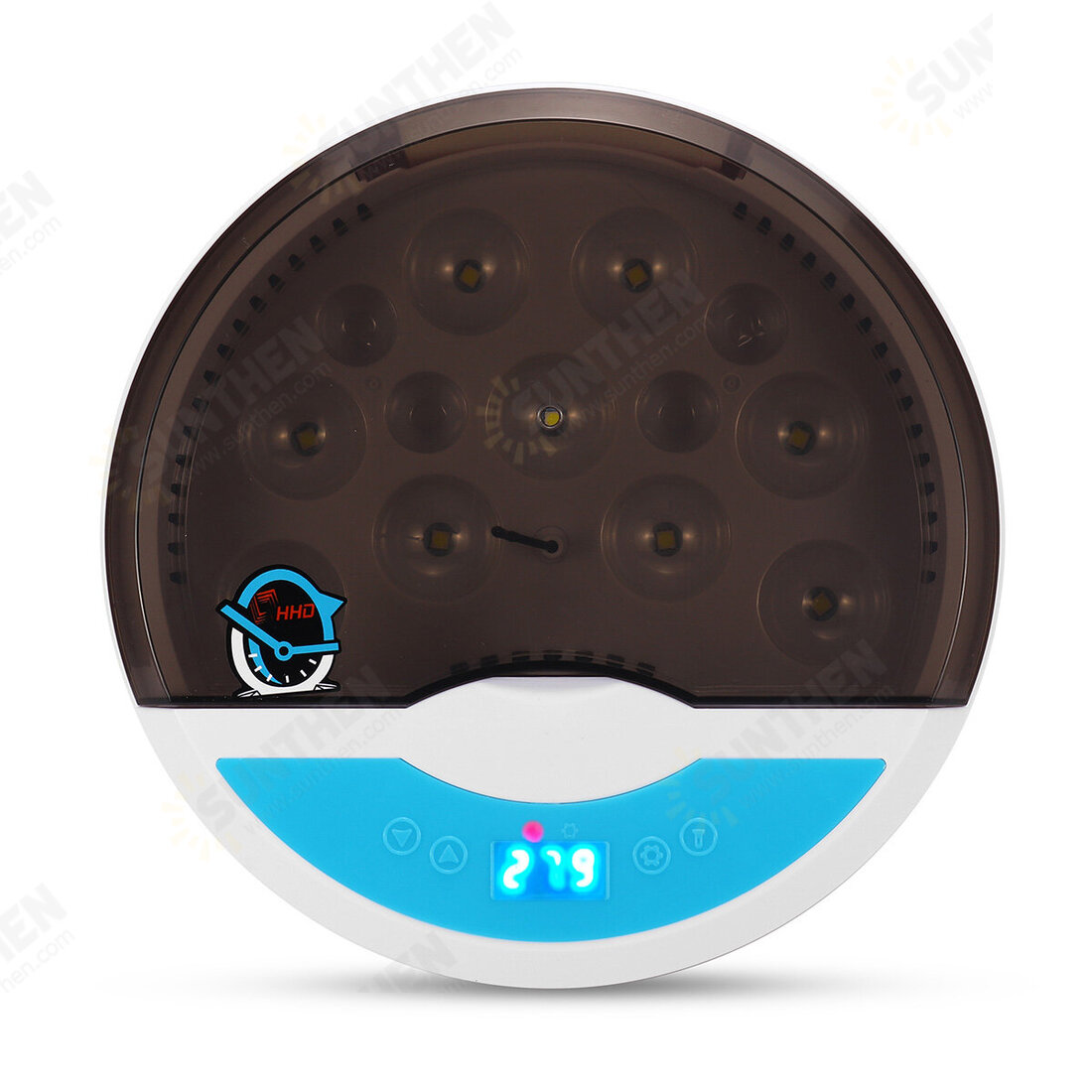 Digital Automatic Incubator 9 Eggs Chicken LED Light Hatcher Turning ...