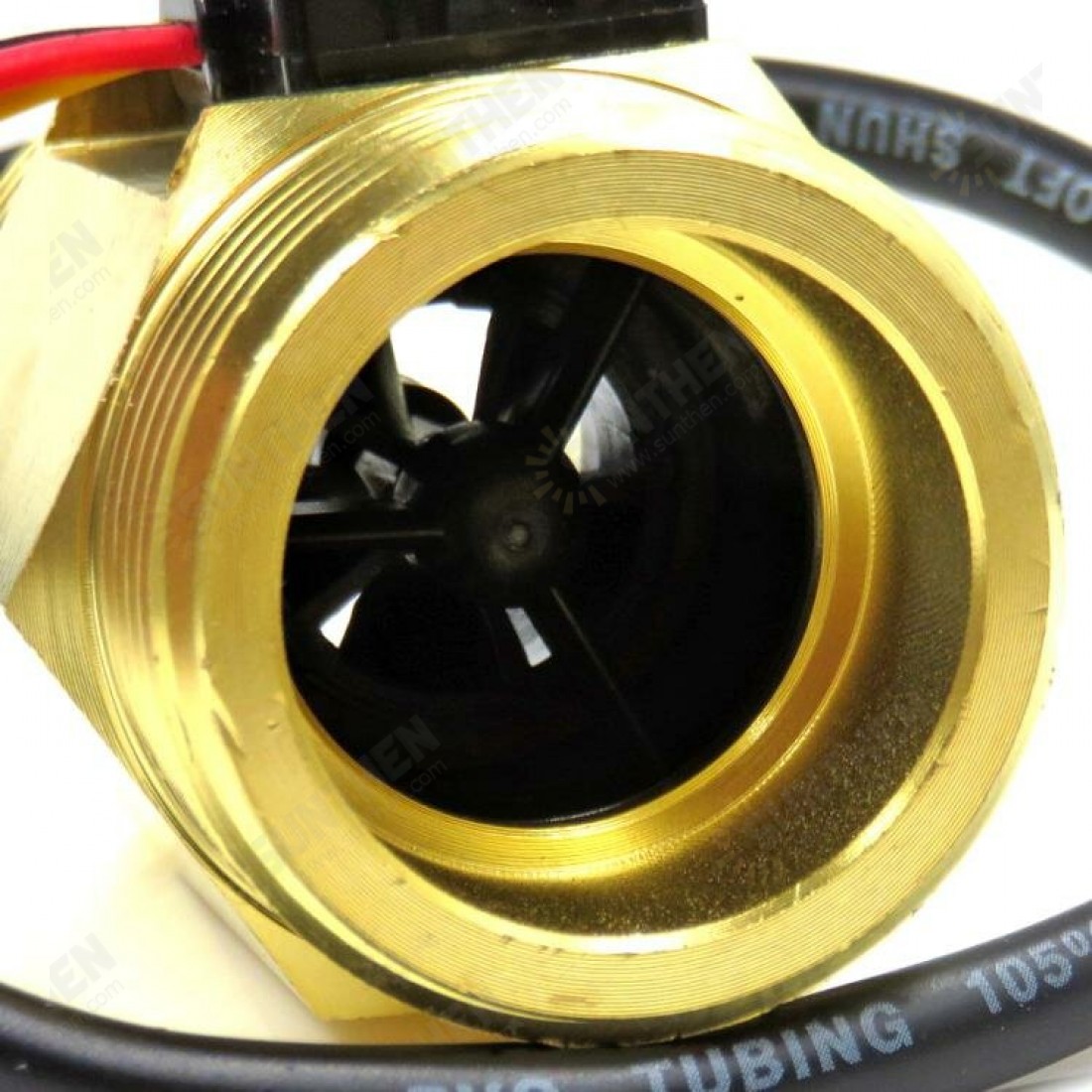 1 Inch Water Flow Sensor Hall Sensor Switch Flow Meter DN25 Brass Water ...