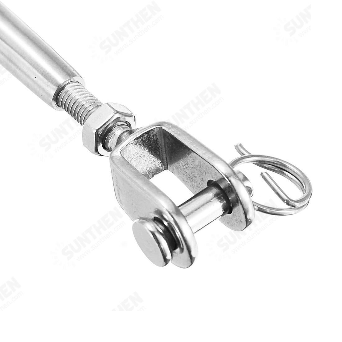 Steel Wire Rope Balustrade Kit Jaw Swage Fork Eye Bolt Terminal ...