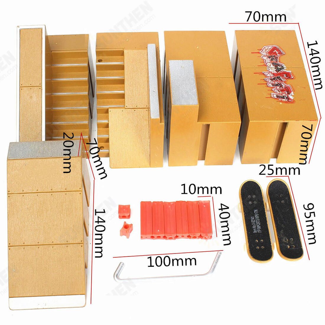 Skate Park Ramp Parts for Tech Deck Finger Board Finger Board Ultimate ...