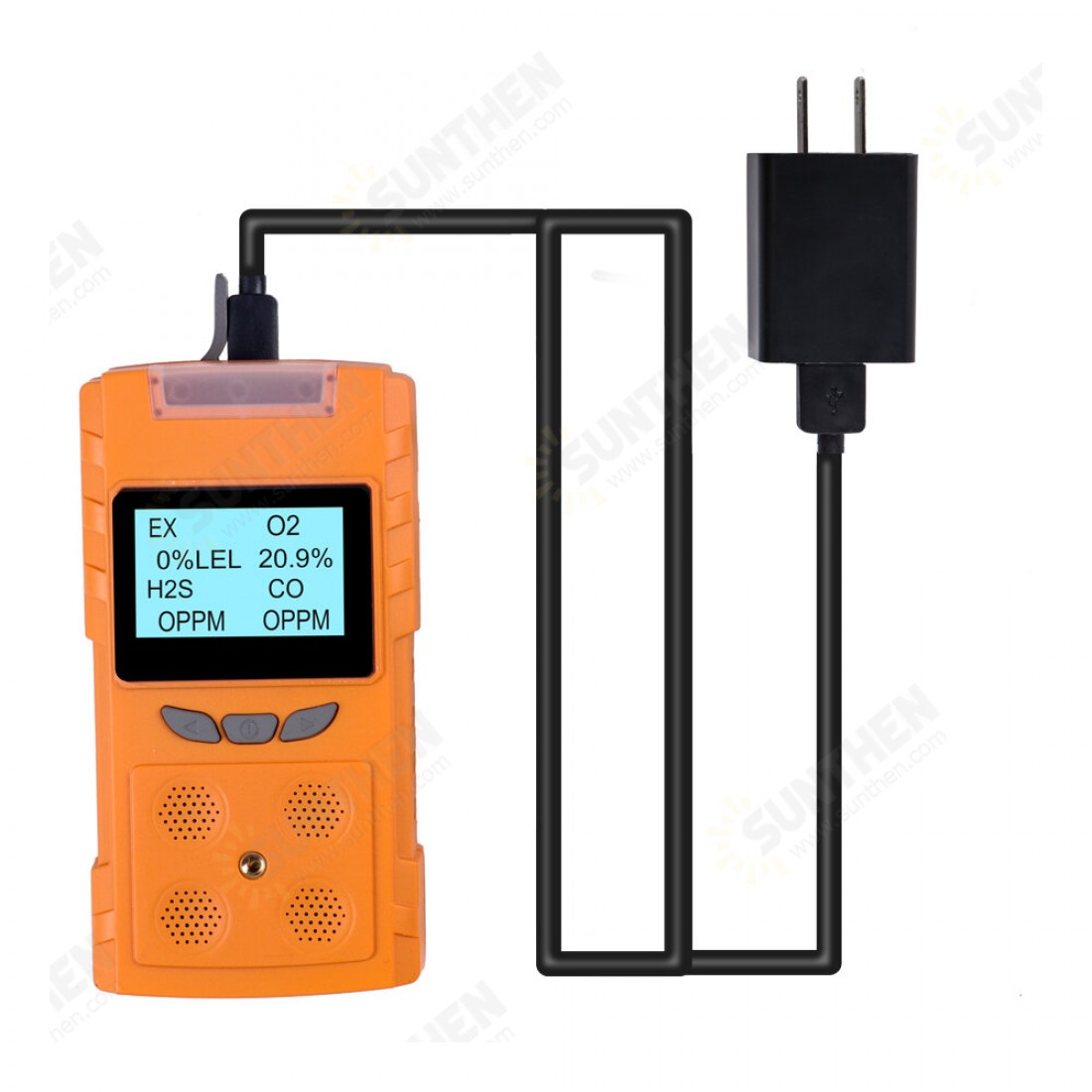 PLT850 Multifunction O2 H2S CO LEL 4 In 1 Gas Detector Meter Oxygen ...