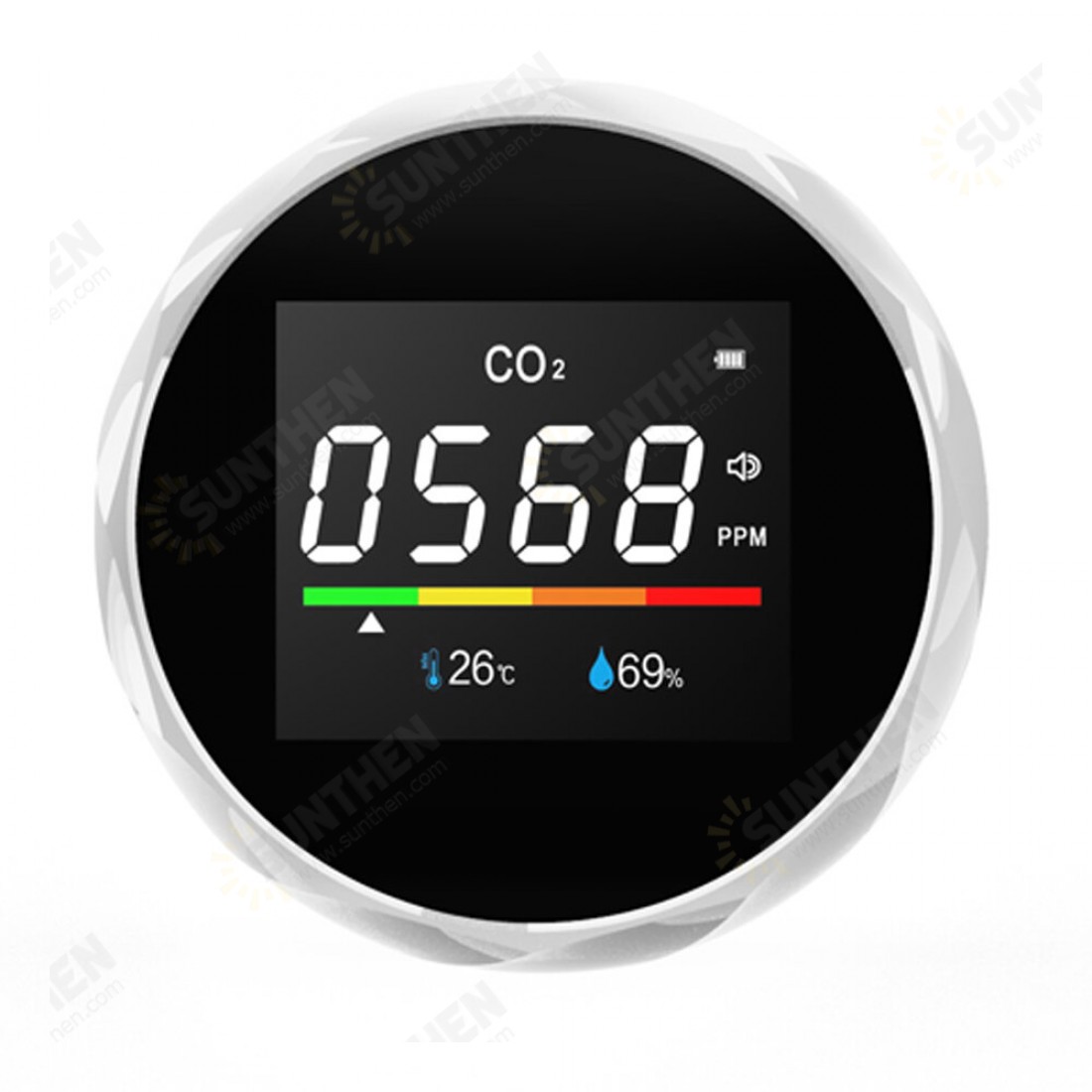 ZN-2CO6 CO2 NDIR Infrared Gas Sensor Digital CO2 Detector Tester Laser ...